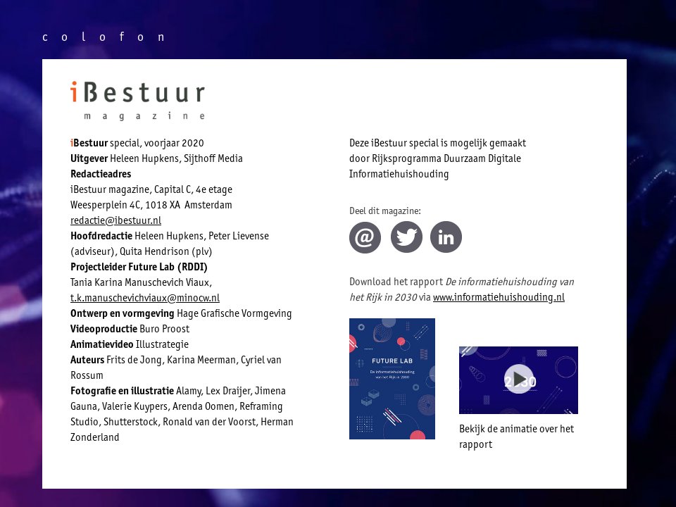 Colofon - Future Lab