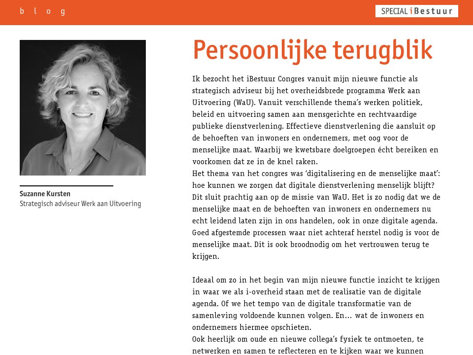 Blog Kursten - iBestuur Congres 2022 terugblik